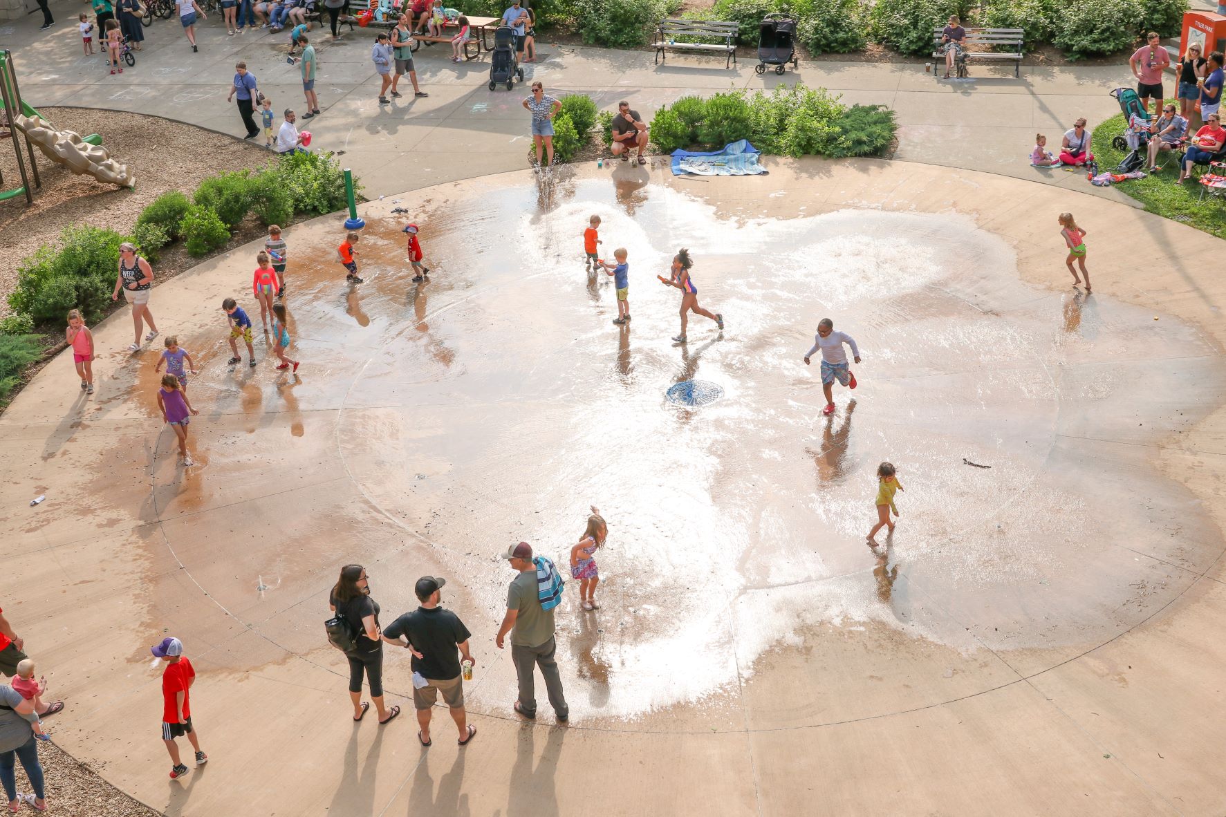 It's hot! Cool off in the Olmsted Parks spraygrounds - Olmsted Parks ...