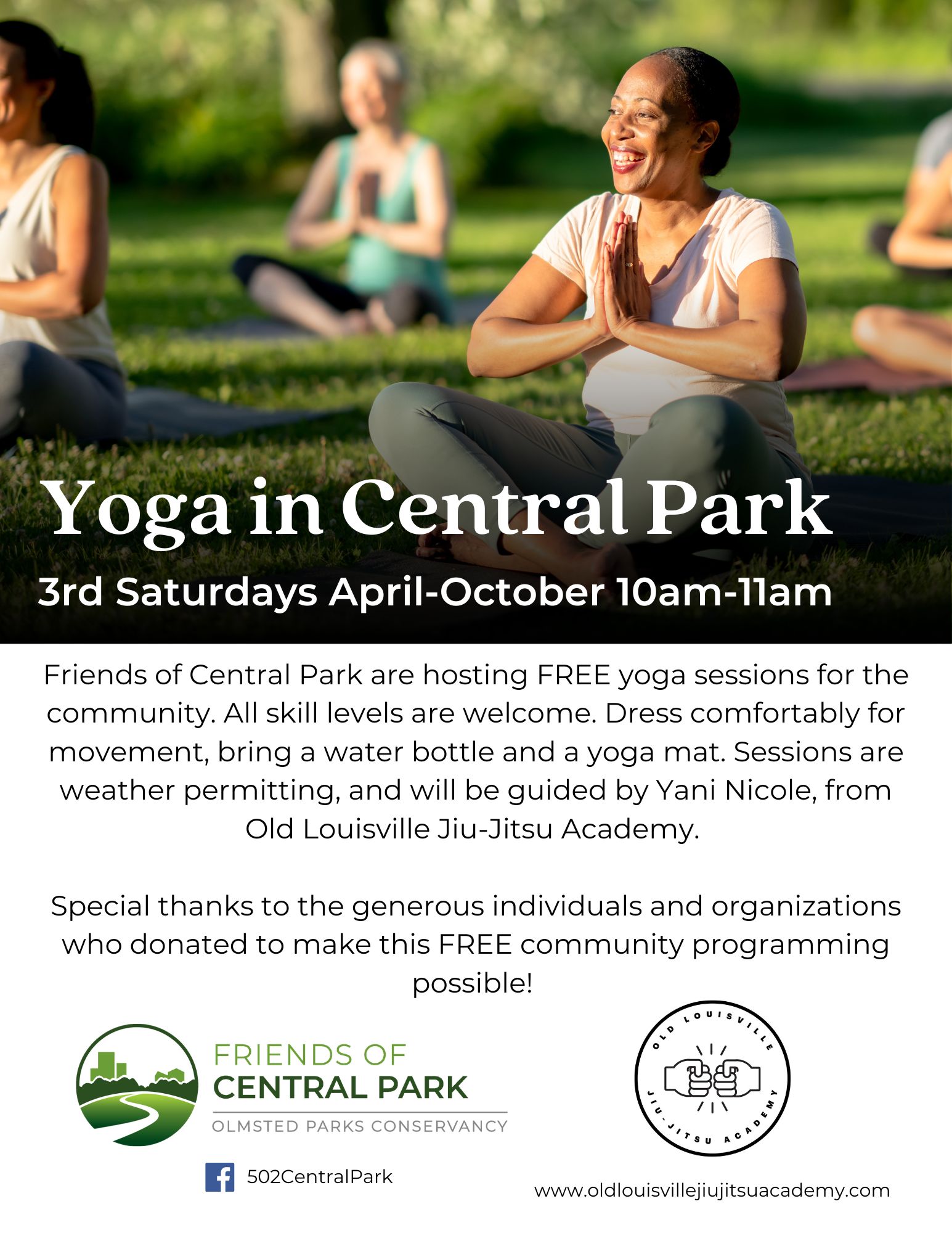 Central Park Yoga - Olmsted Parks Conservancy