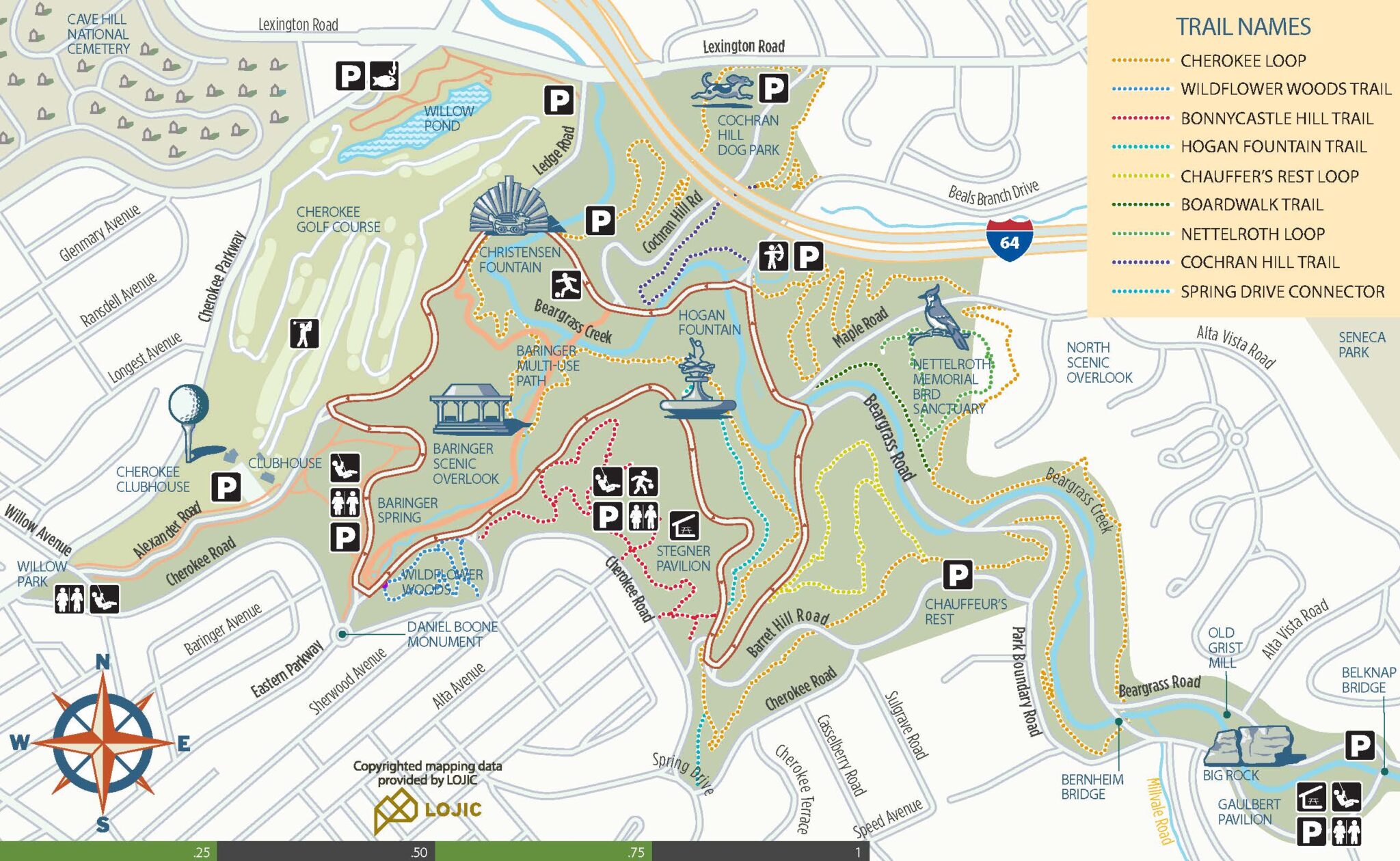 Hike the trails in Cherokee, Iroquois and Seneca Parks - Olmsted Parks ...