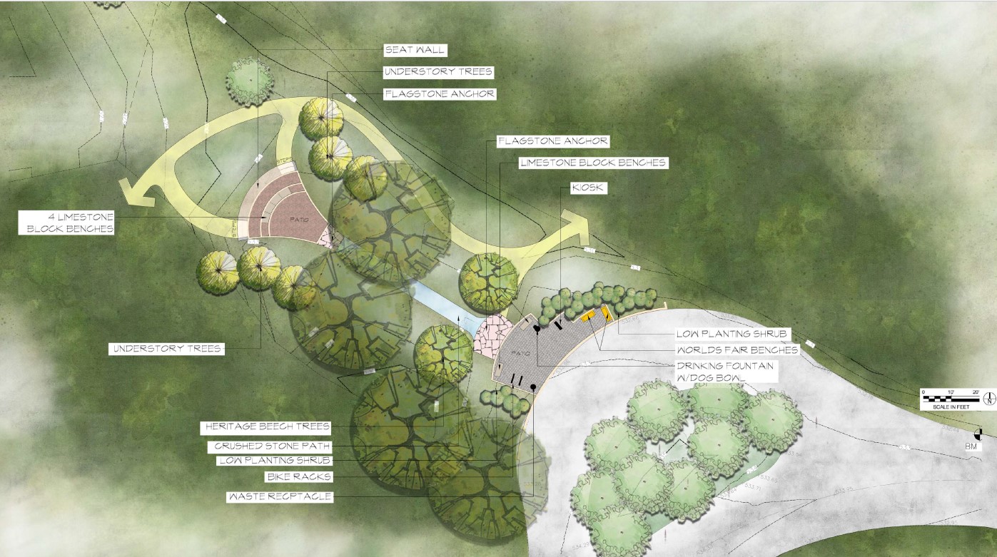 New overlook landmark coming to Cherokee Park! - Olmsted Parks Conservancy